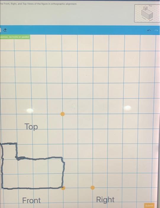 Solved The Front Right, and Top Views of the figure in | Chegg.com
