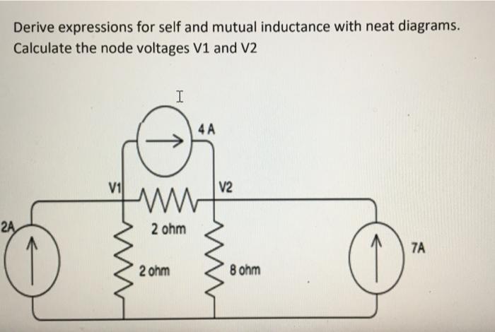Solved Derive expressions for self and mutual inductance | Chegg.com