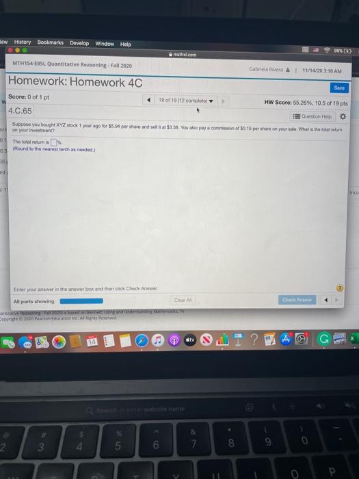 Solved iew History Bookmarks Develop Window Help ONCO | Chegg.com