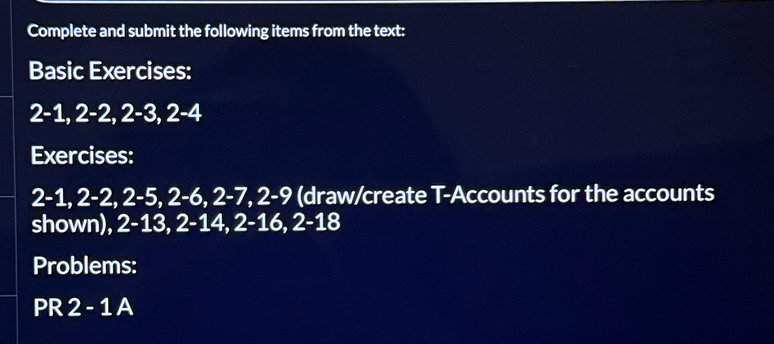 Solved Complete and submit the following items from the | Chegg.com
