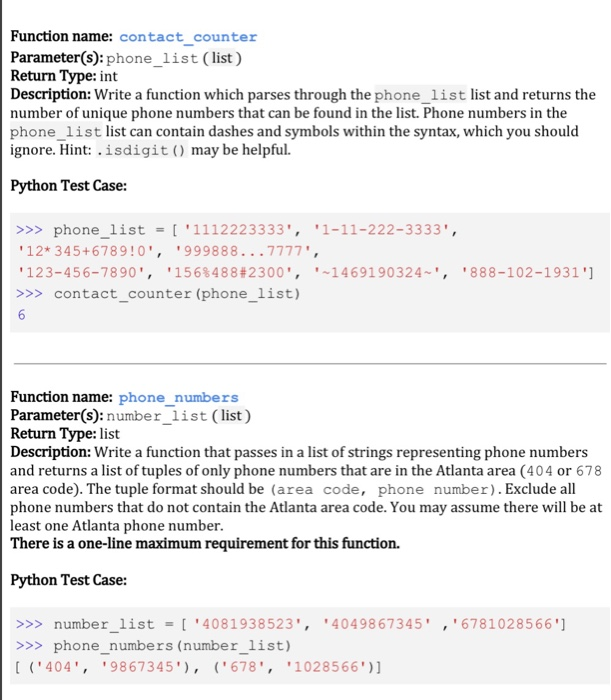 Solved One Line Formatting Correct Def Functiona Paraml
