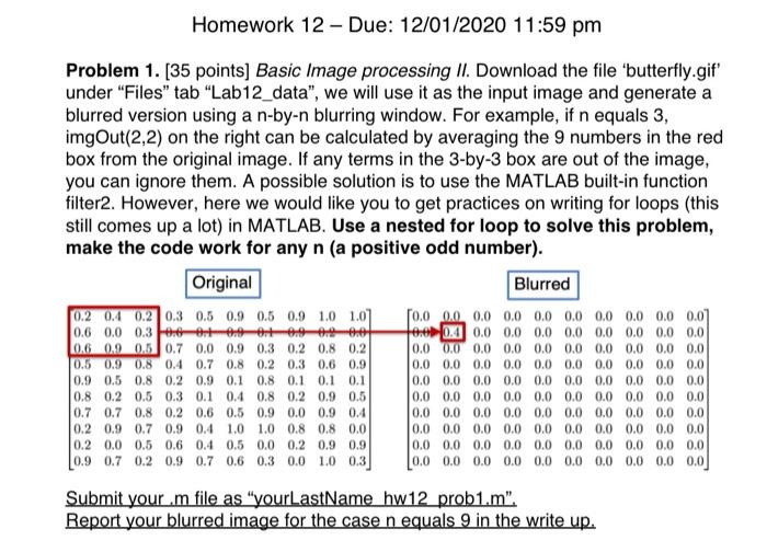 Problem 1. [35 points] Basic Image processing II. | Chegg.com