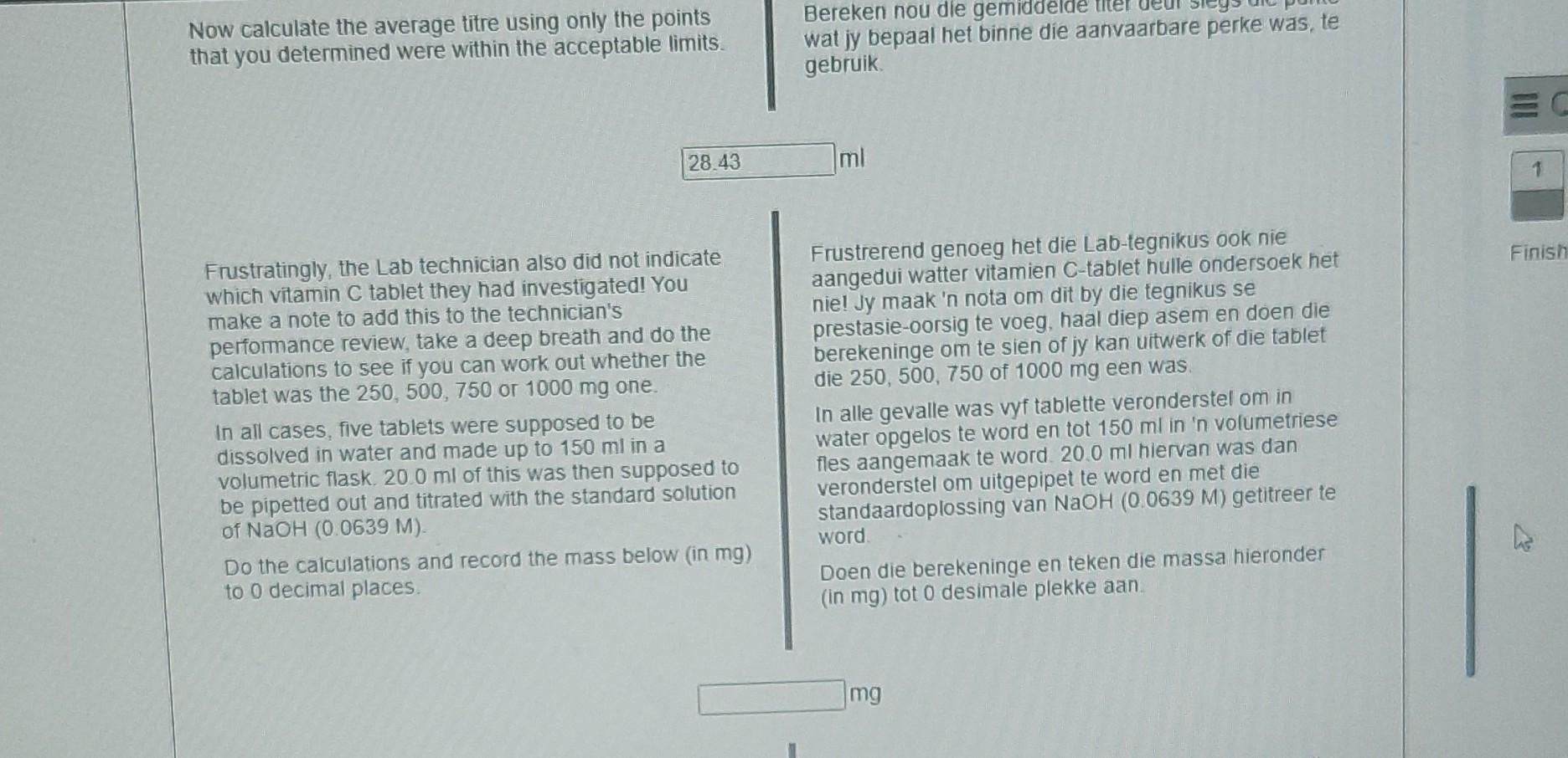 Solved Now calculate the average titre using only the points | Chegg.com