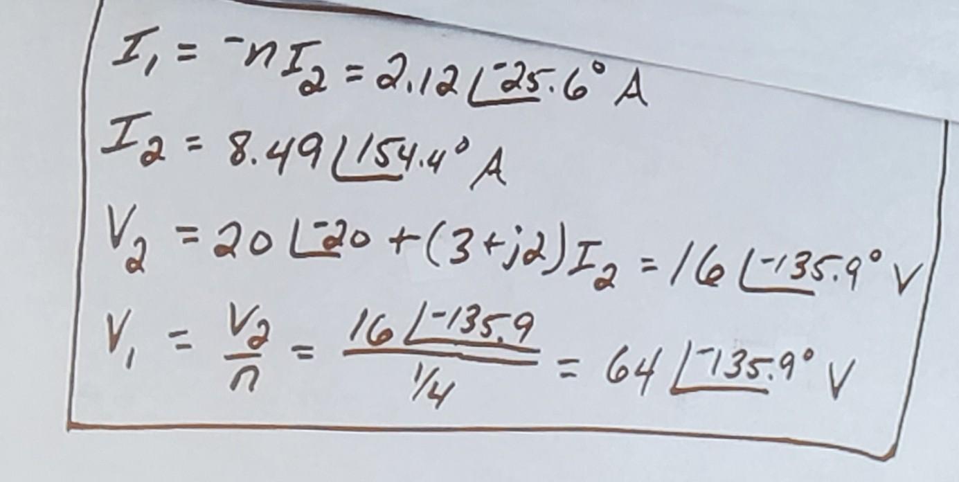 Solved Ex: Determine I1,I2,V mad V | Chegg.com