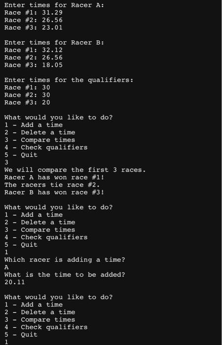 Solved Program \#9 Concepts in Computer Science - COP 2500 | Chegg.com