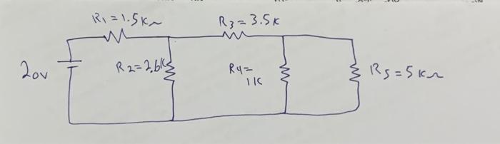 Solved find find all currents in each resistors , plz write | Chegg.com