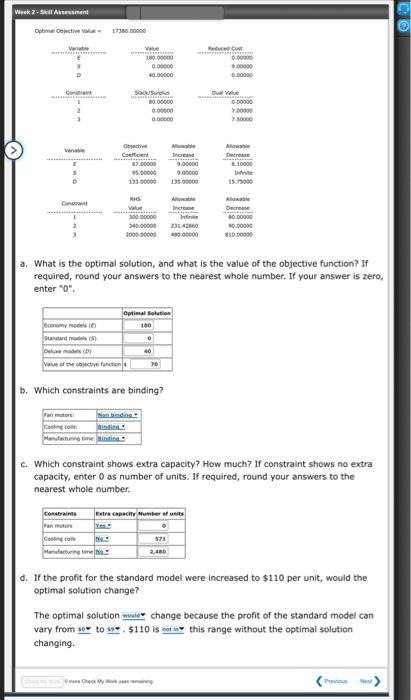 Solved Problem 3-12 (Algorithmic) Quality Air Conditioning | Chegg.com Solved Problem 3-12 (Algorithmic) Quality Air Conditioning | Chegg.com