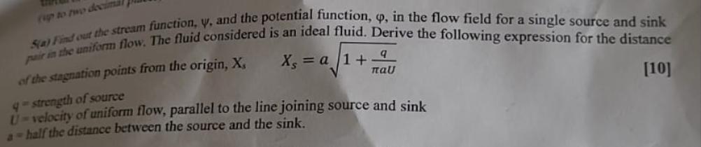 Solved Sal Rint out the stream function, \\\\psi , and the | Chegg.com