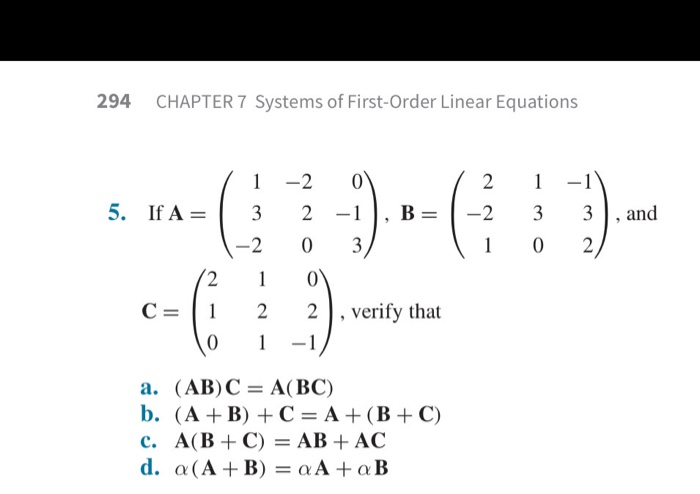 Solved 294 CHAPTER 7 Systems of First-Order Linear Equations | Chegg.com