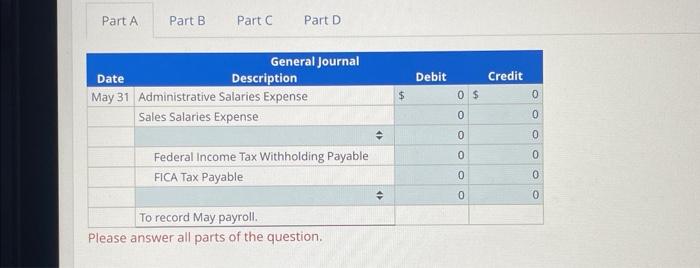 Solved Part A Part B Part C Part D | Chegg.com
