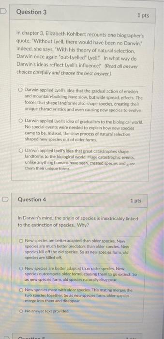 Solved Cuvier was known for introducing the world view of | Chegg.com