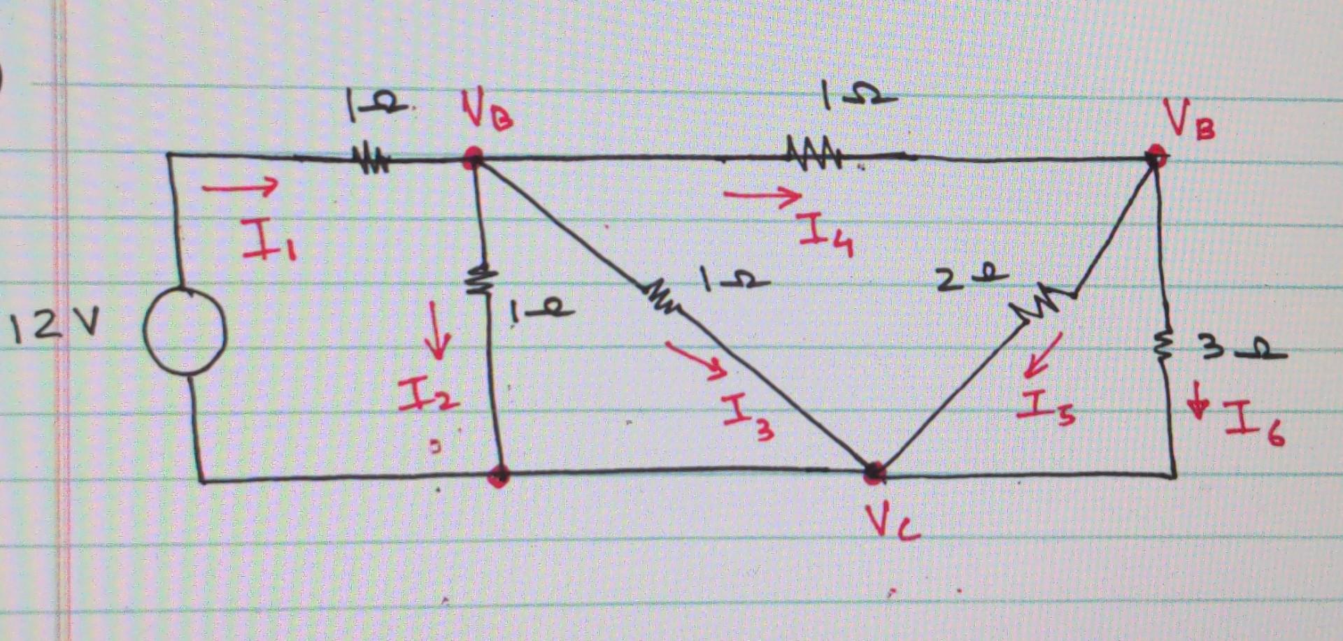 Solved Find the value of the each node and each current | Chegg.com