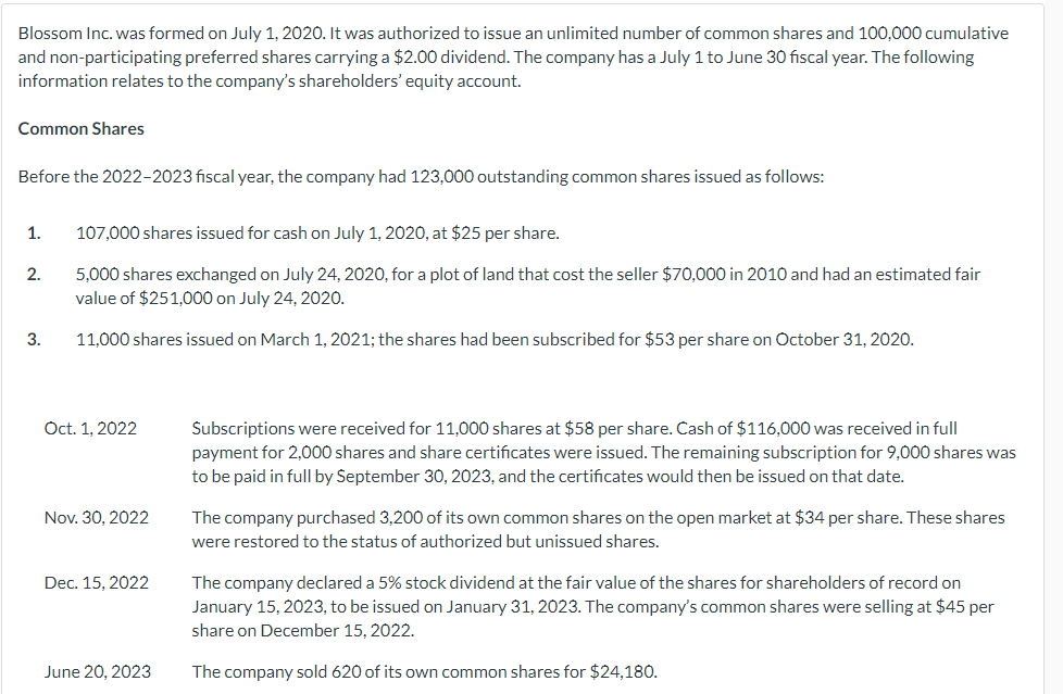 Solved Please show calculation formula or each entry. Thank | Chegg.com
