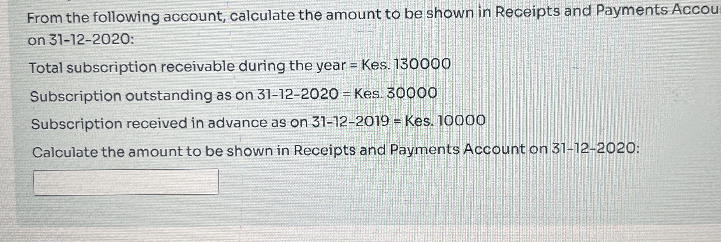 Solved From the following account, calculate the amount to | Chegg.com