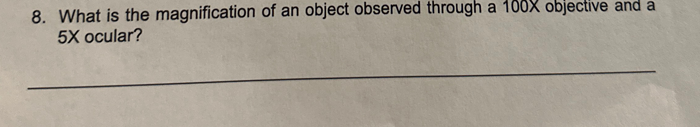 Solved What is the magnification of an object observed | Chegg.com