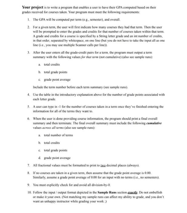 Solved 2. Your program should have a good logical structure. | Chegg.com