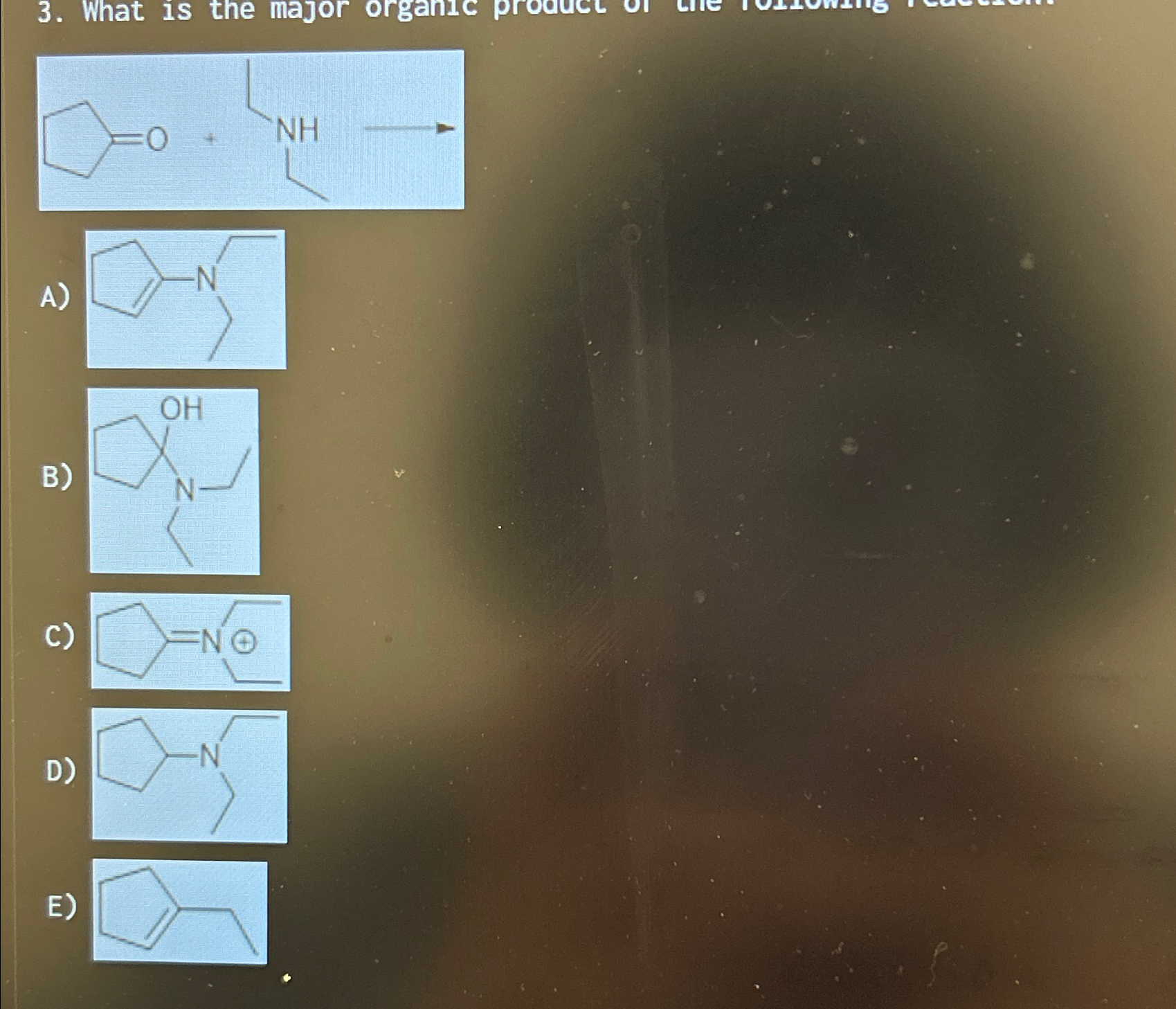 Solved What is the major organic prodcut of the following | Chegg.com