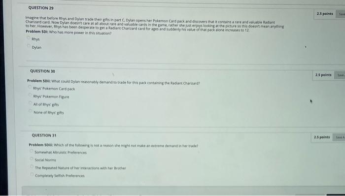 Solved al values for each gift are given in the following | Chegg.com