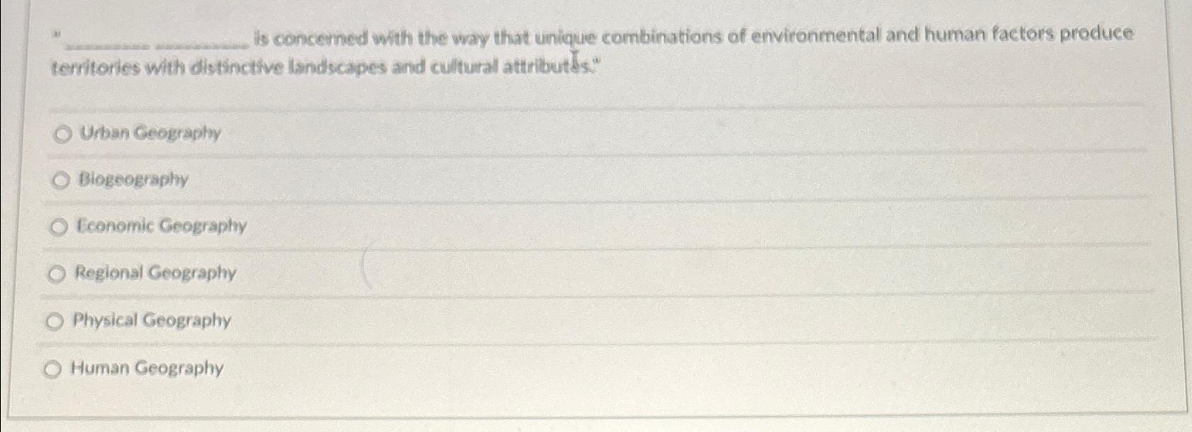 Solved is concerned with the way that unique combinations of | Chegg.com