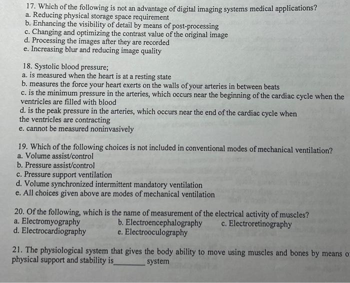 Solved 17. Which of the following is not an advantage of | Chegg.com