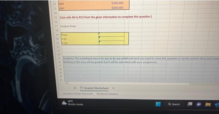 Solved Foundation, inc, is compating two different capaal | Chegg.com