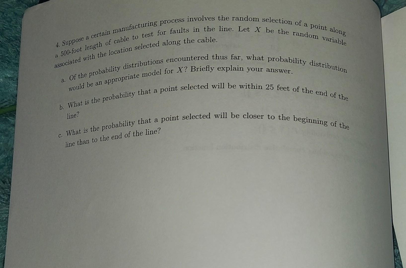 Solved 4. Suppose a certain manufacturing process involves | Chegg.com