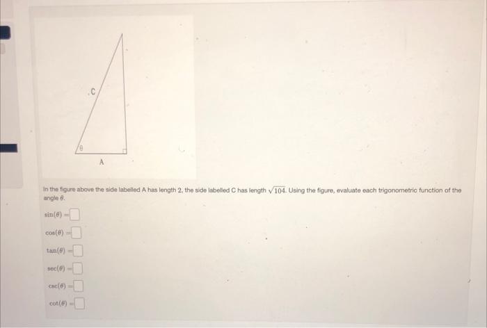 [Solved]: In the figure above the side labelled A has lengt