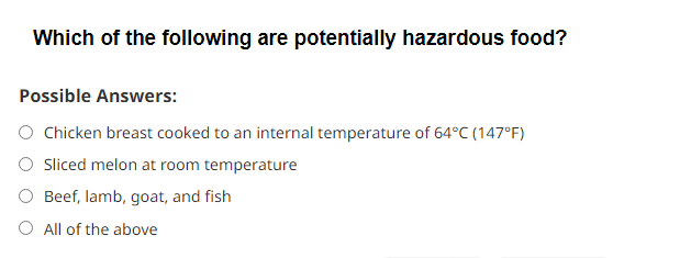 Solved Which of the following are potentially hazardous | Chegg.com