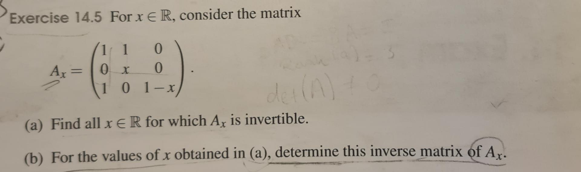 Solved Exercise 14.5 ﻿For xinR, consider the | Chegg.com