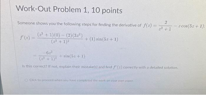 Solved Someone shows you the following steps for finding the | Chegg.com