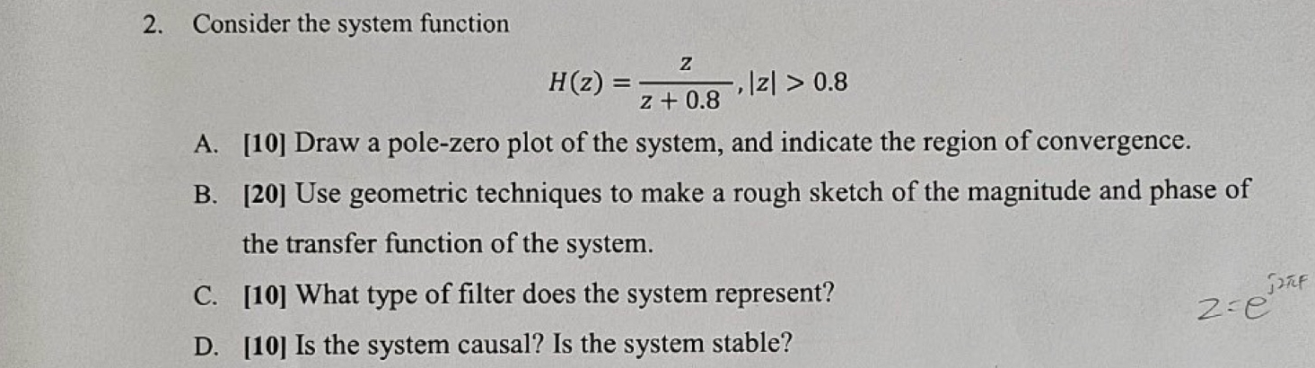Solved Consider the system | Chegg.com