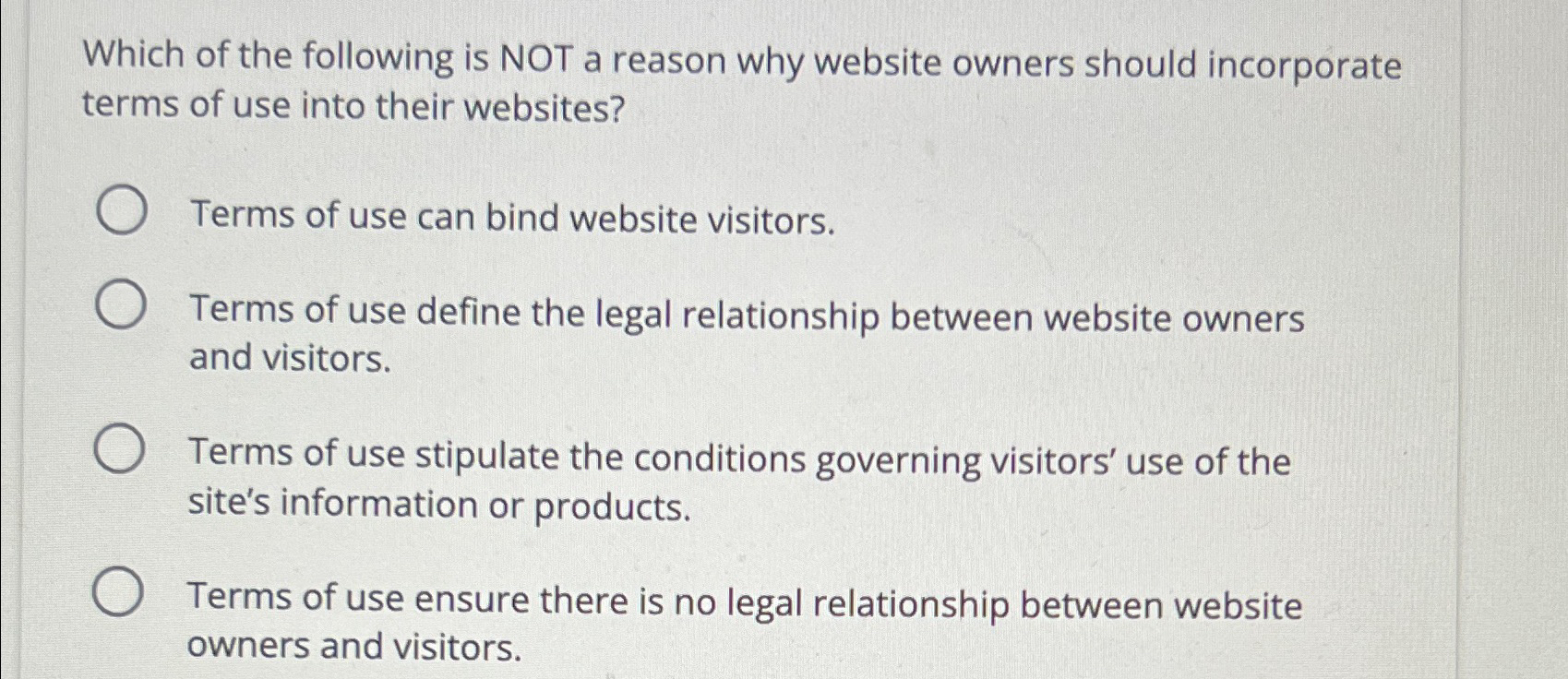 Solved Which of the following is NOT a reason why website | Chegg.com