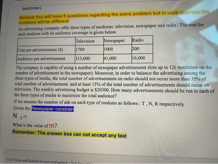 Solved QUESTIONS Remark:You will have 5 questions regarding | Chegg.com