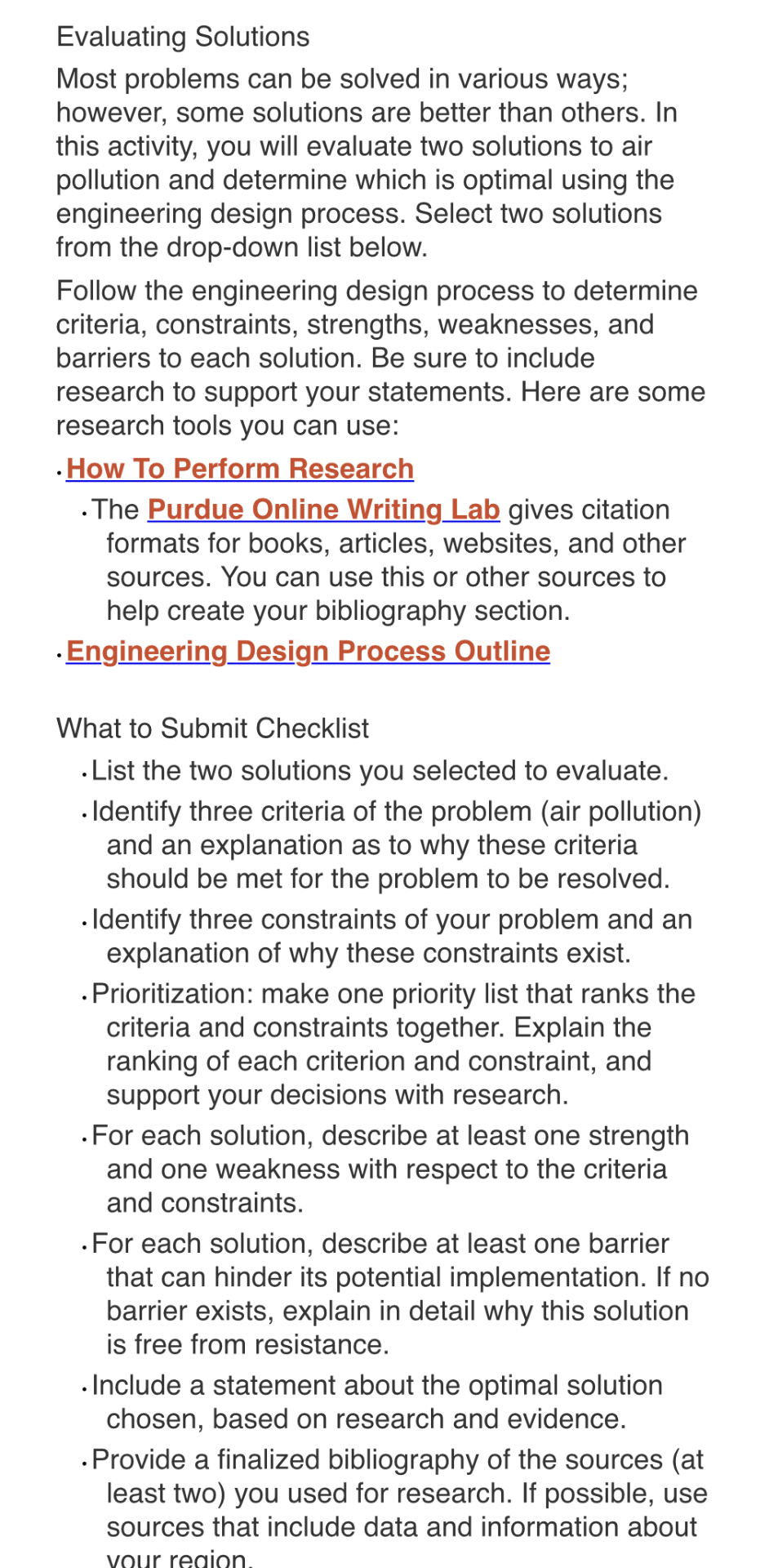 Evaluating Solutions Most problems can be solved in | Chegg.com