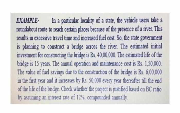 Solved EXAMPLE: In a particular locality of a state, the | Chegg.com