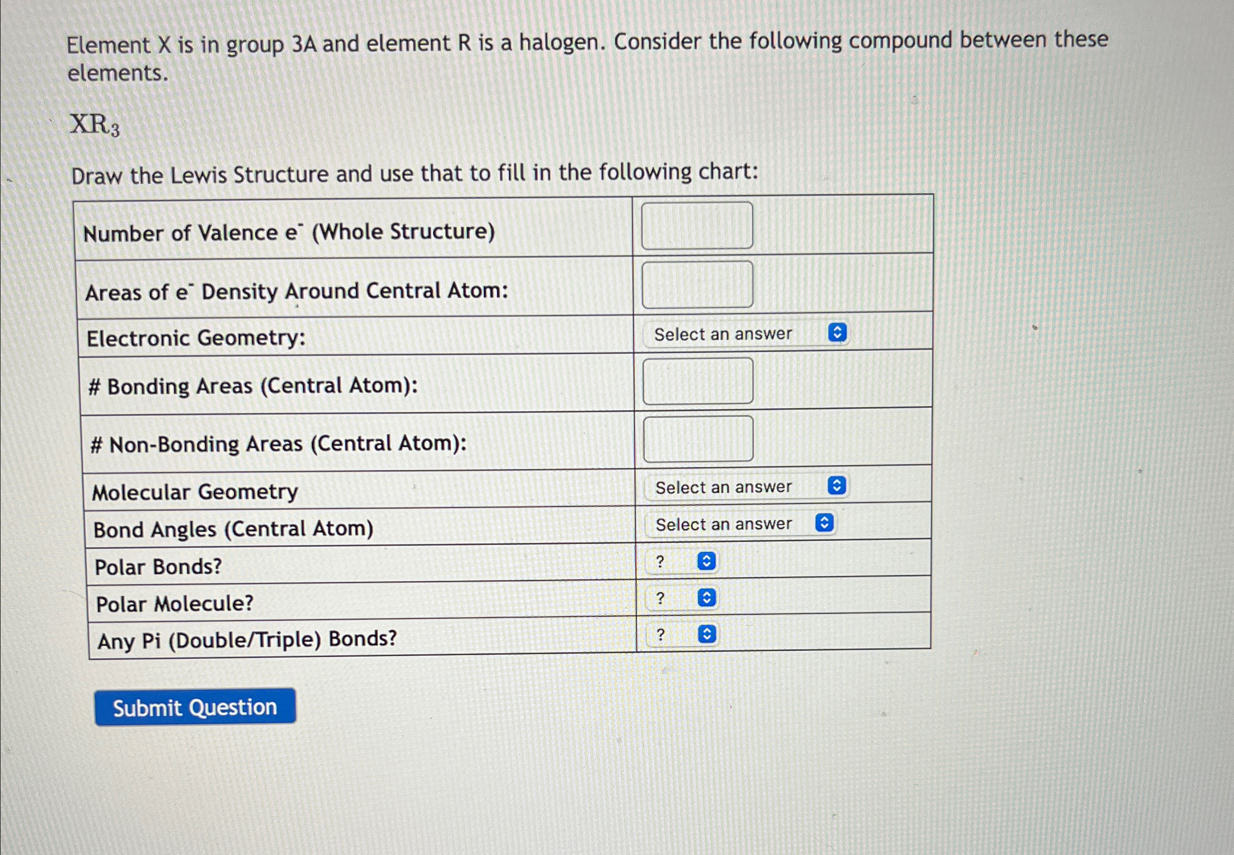 Solved Element x ﻿is in group 3A and element R ﻿is a | Chegg.com