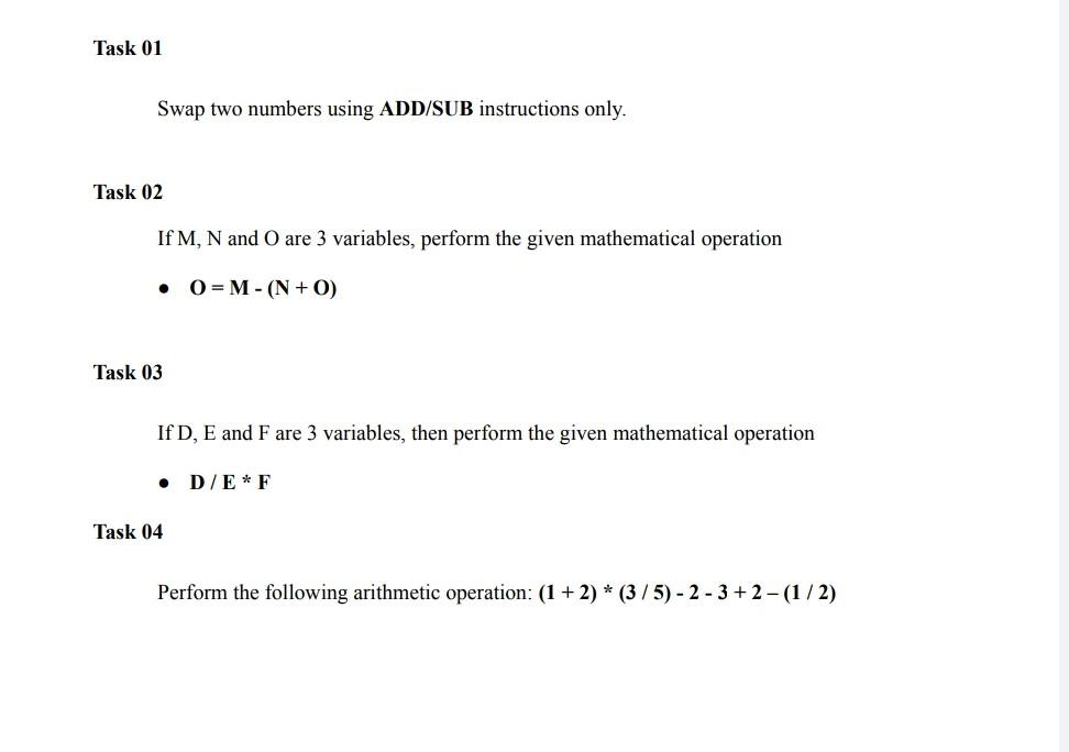 Solved Sir please Do within Assembly language code by emu | Chegg.com