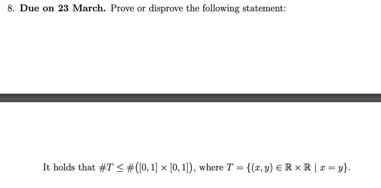 Solved Prove or disprove the following statement:It holds | Chegg.com Solved Prove or disprove the following statement:It holds | Chegg.com