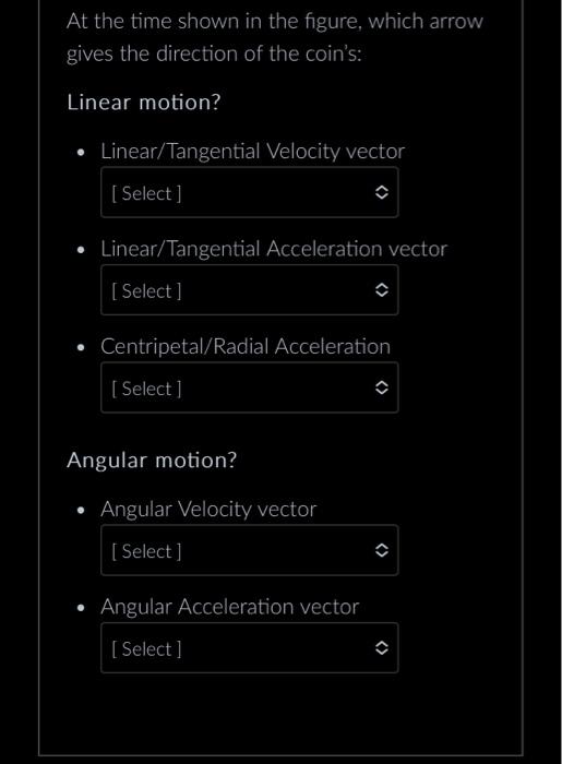 Solved A coin sits on a rotating turntable where the coin is | Chegg.com