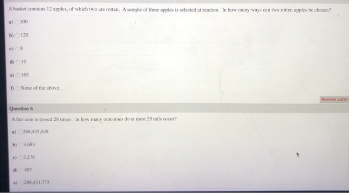 Solved Question 3 An um contains 6 blue balls and 6 orange | Chegg.com