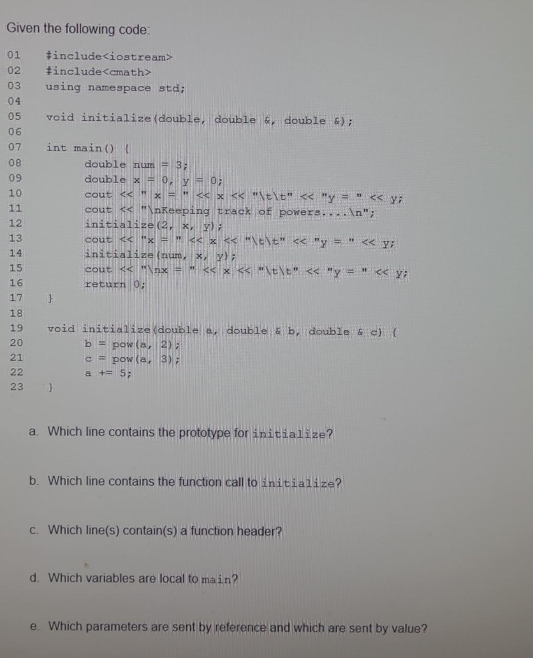Solved 3. Write a void function called makecool. This | Chegg.com