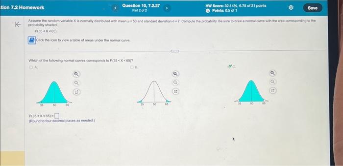 Solved probipity shuted P(35 | Chegg.com