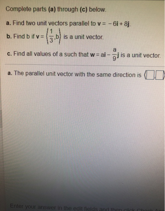 Solved Complete parts (a) through (c) below. a. Find two | Chegg.com