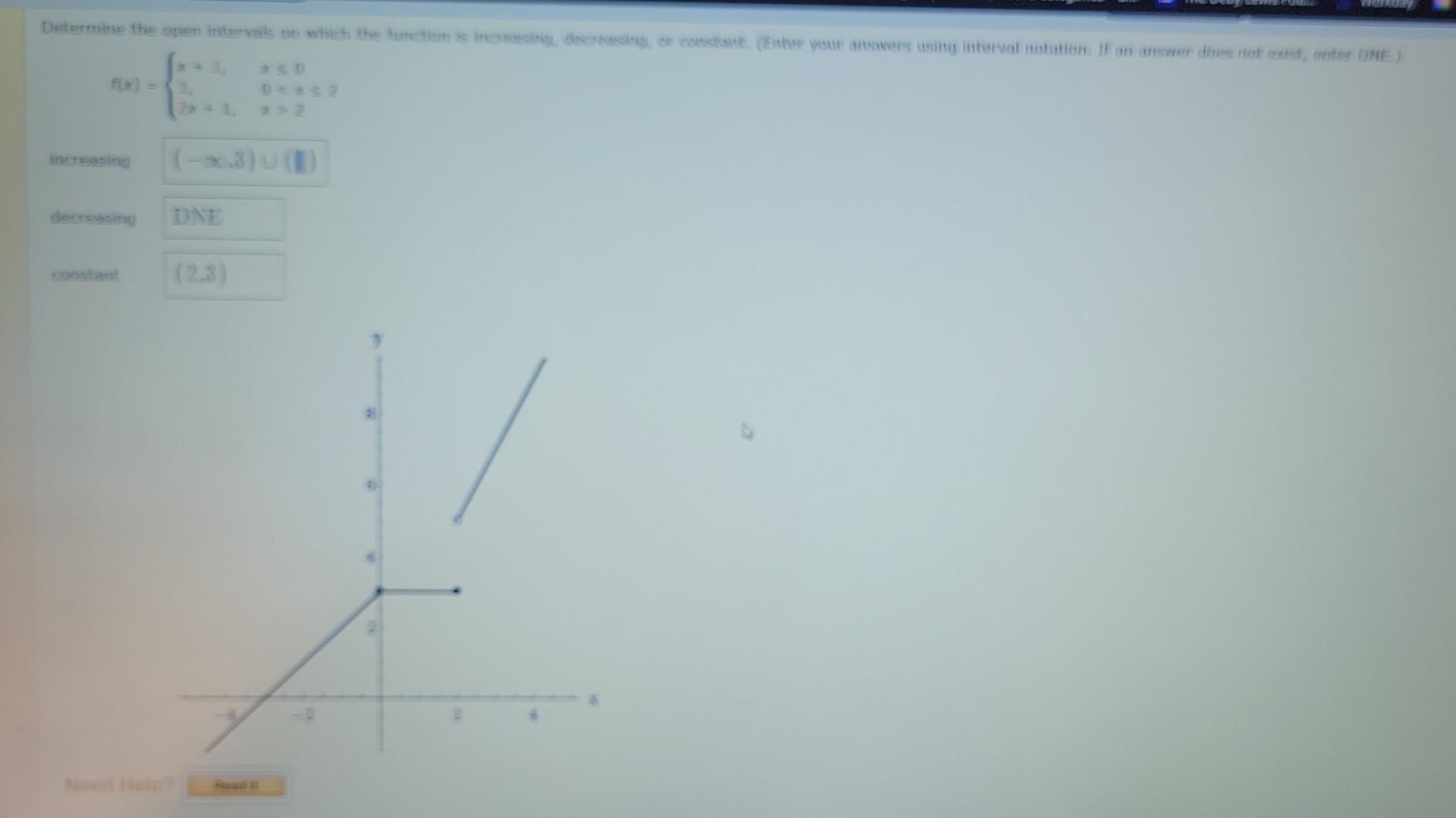 Solved I dont understand the first part for the increasing | Chegg.com