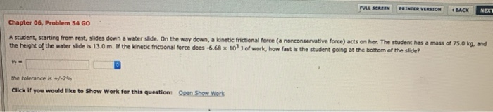 Solved FULL SCREEN PRINTER VERSION 4 BACK NEXT Chapter 06, | Chegg.com