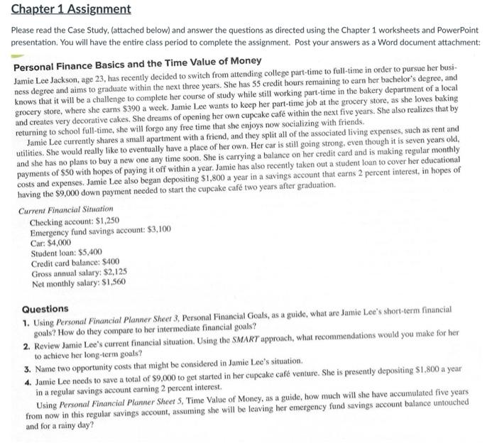 Solved Please read the Case Study, (attached below) and | Chegg.com