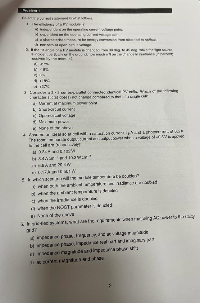 Solved Problem 1Select the correct statement in what | Chegg.com