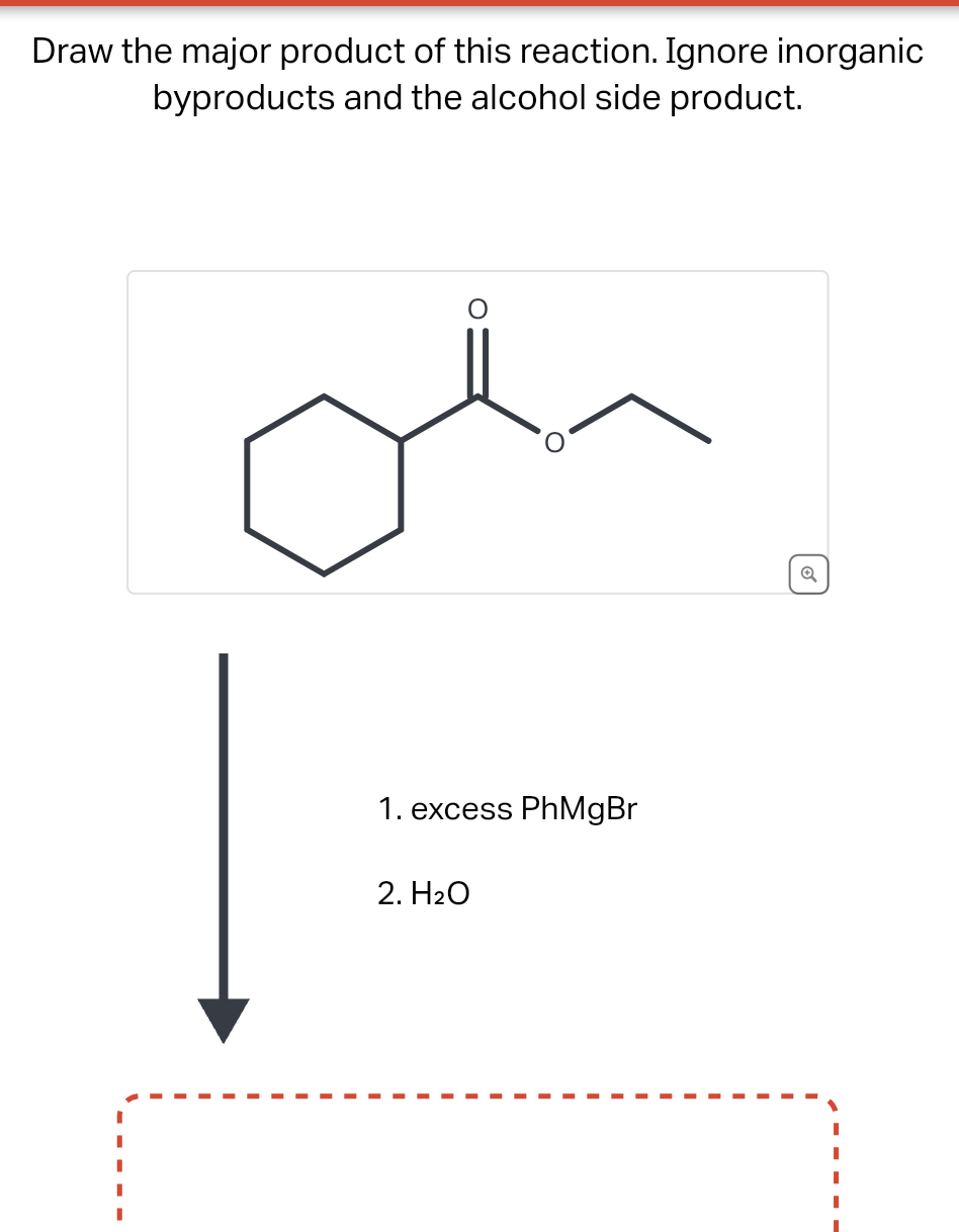 Solved Draw the major product of this reaction. Ignore | Chegg.com