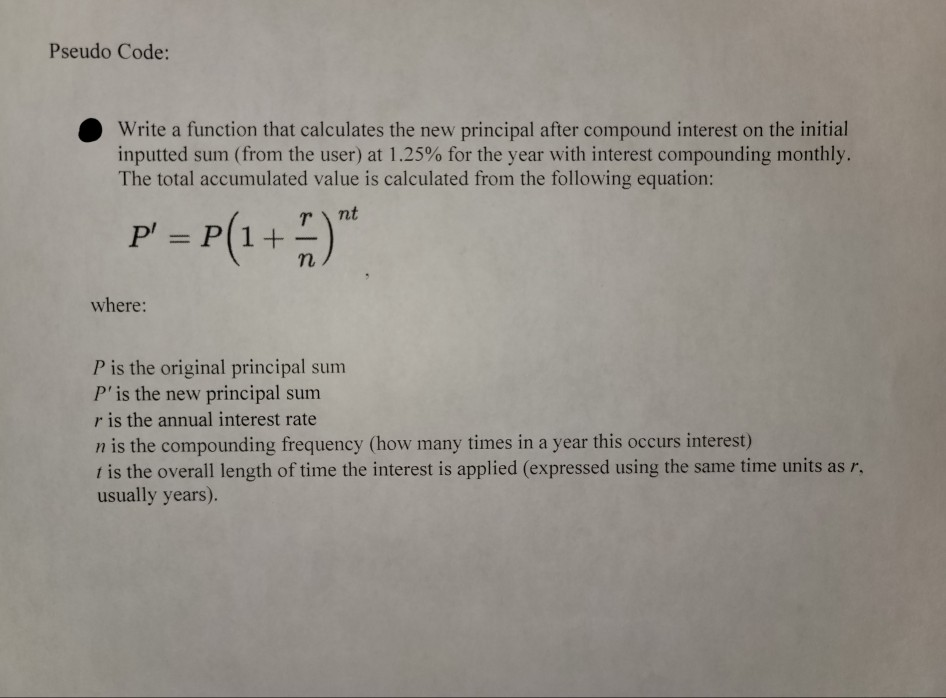 Solved NEED HELP WITH CODING ASAP! NEED BOTH PSEUDO CODE AND | Chegg.com