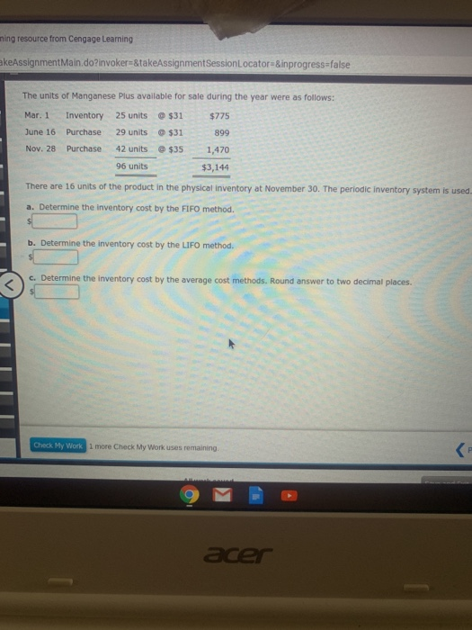 Solved ing resource from Cengage Learning | Chegg.com